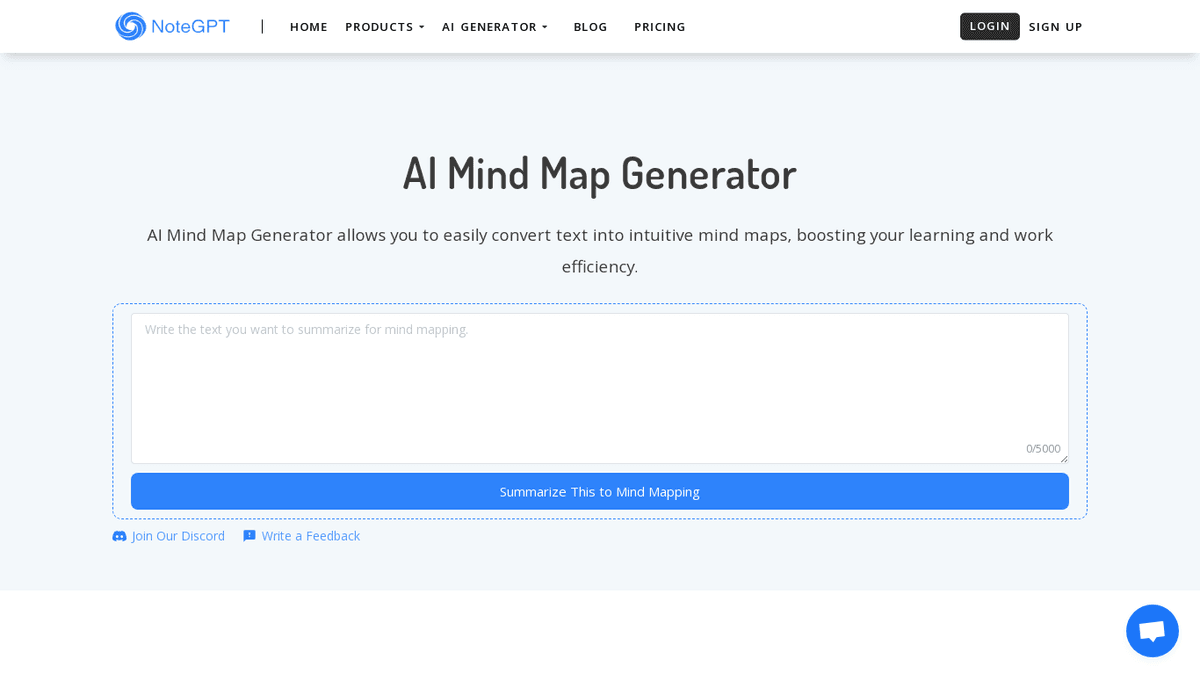 Map This Demo | AI Mind Map Generator - AI Demos